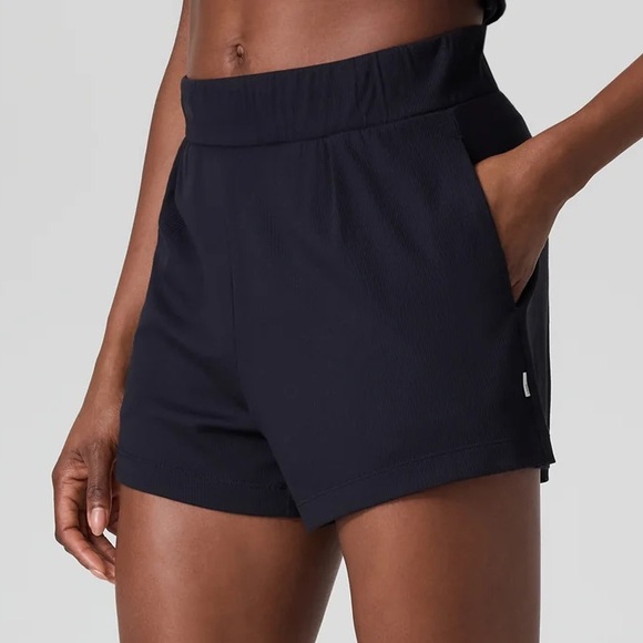 Vuori | Shorts | Nwt Vuori Womens Pose Ribbed Short In Black | Poshmark